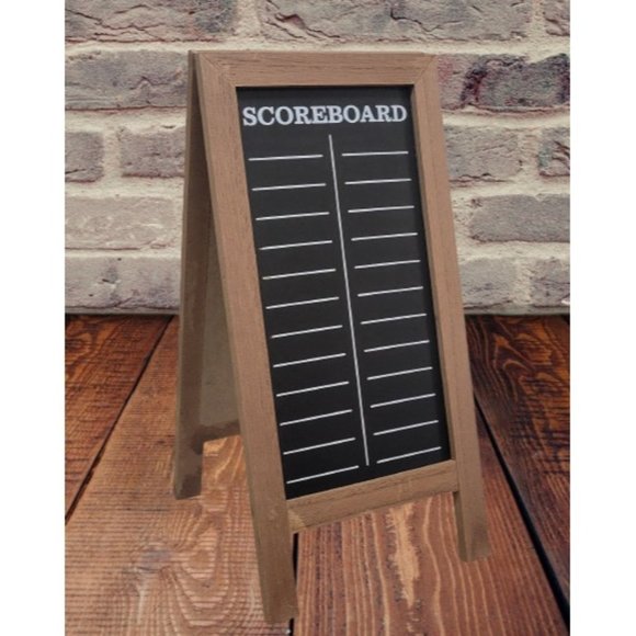 Horizon | Office | Scoreboard Blank Side Tabletop Chalkboard 35 Easel W ...